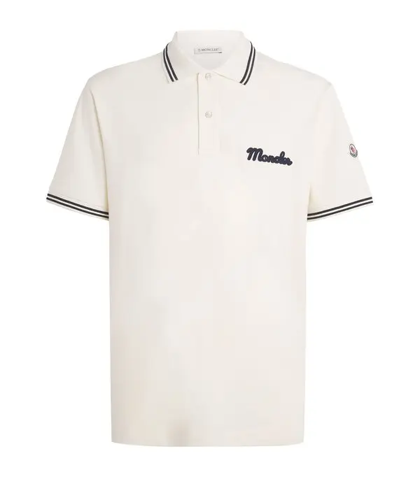 Moncler Cotton Logo Polo Shirt