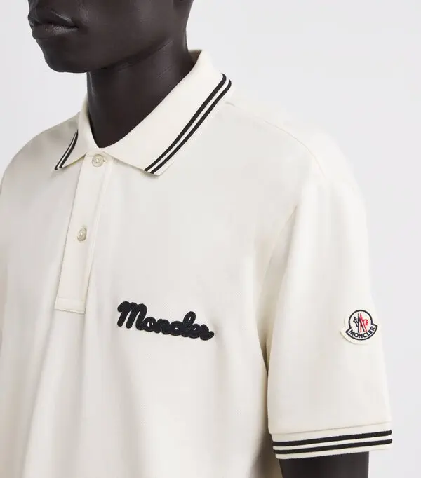 Moncler Cotton Logo Polo Shirt