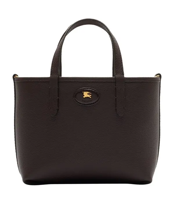 Burberry Mini Leather Bloomsbury Tote Bag - Beige
