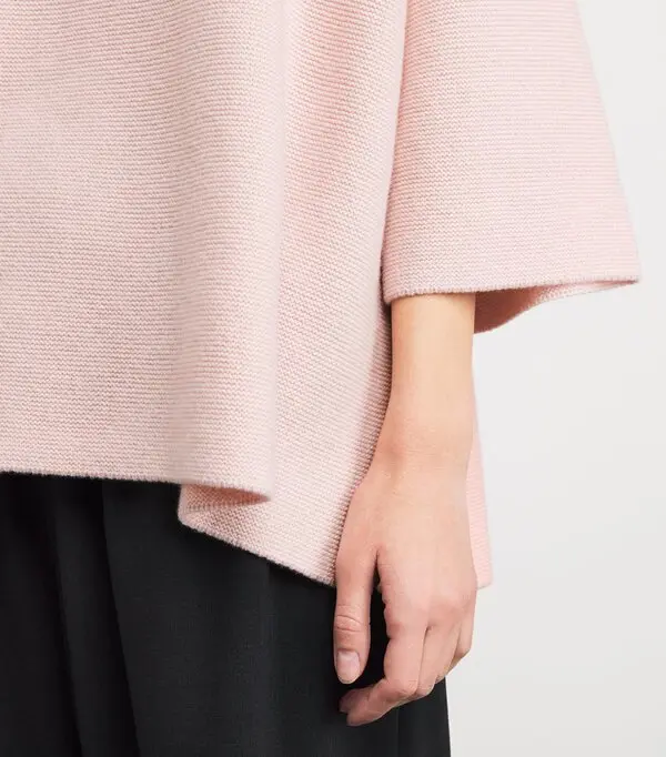 Eskandar Cashmere Split-sleeve Sweater - Pink