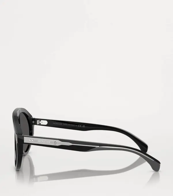 Moncler Acetate Fhaite Me6001 Sunglasses - Black