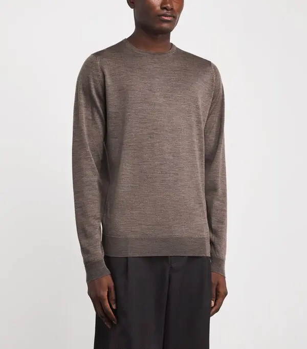 John Smedley Merino Wool Sweater - Brown