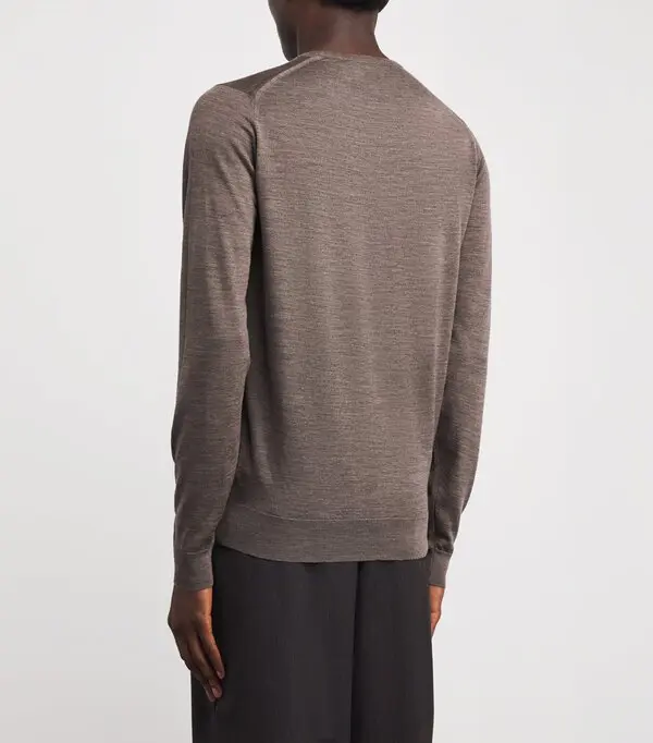 John Smedley Merino Wool Sweater - Brown