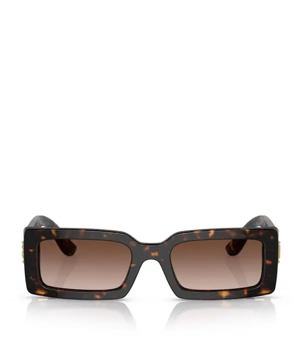 Dolce & Gabbana Rectangle Sunglasses - Brown