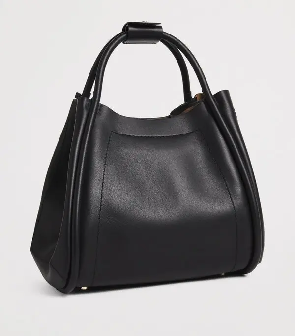 Max Mara Small Leather Top-handle Bag - Black