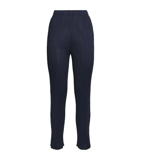 Issey Miyake Pleated Trousers - Navy