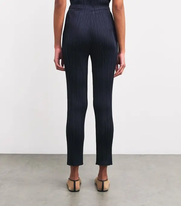Issey Miyake Pleated Trousers - Navy