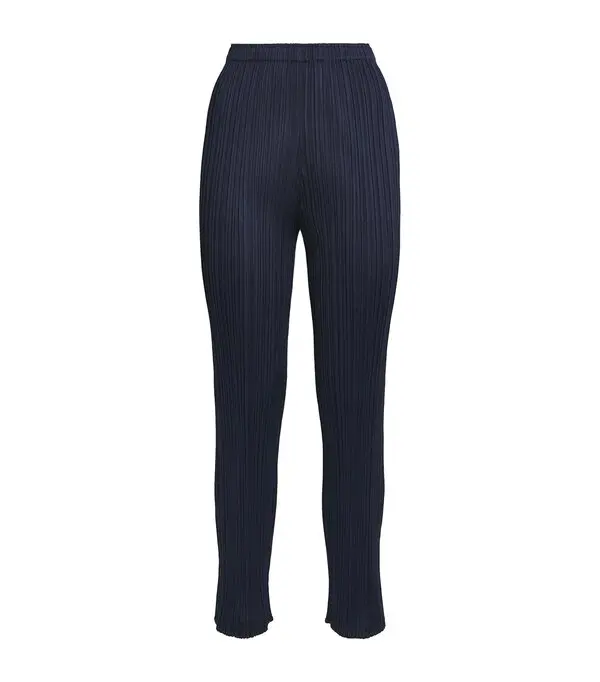Issey Miyake Pleated Trousers - Navy