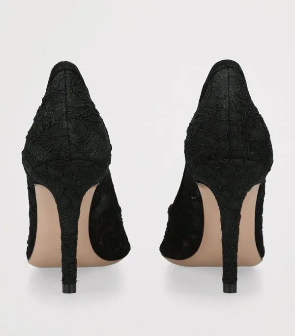 GIANVITO ROSSI Lace Claudia 85 Pumps - Black
