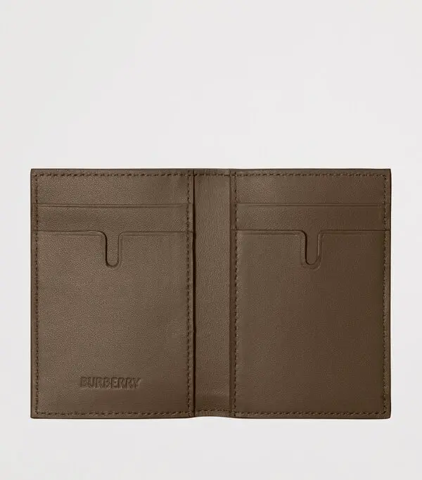 Burberry Check Folding Card Holder