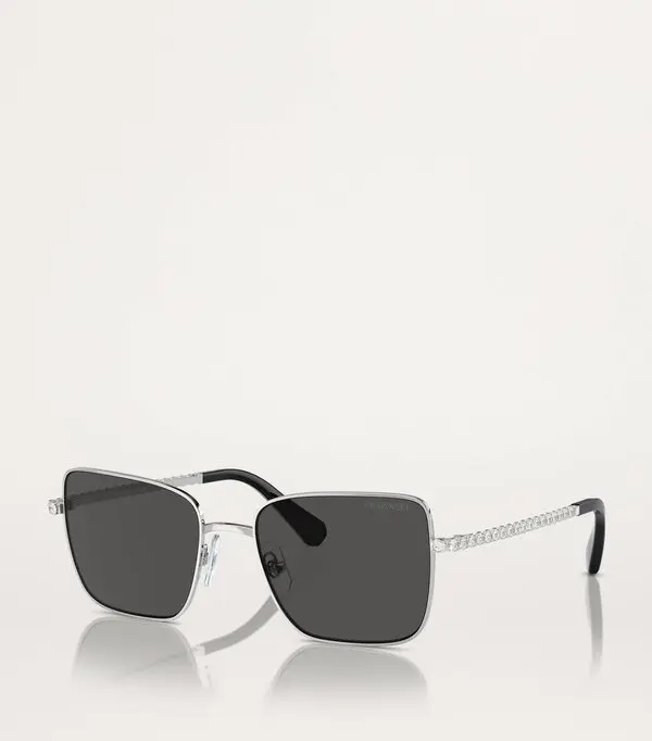 SWAROVSKI Metal Sk7015 Sunglasses - Silver