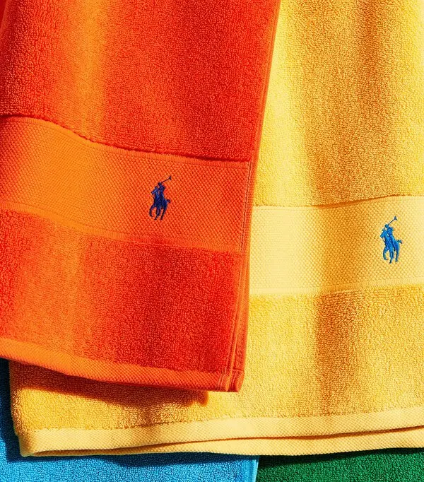 Ralph Lauren Polo Player Guest Towel - Yellow