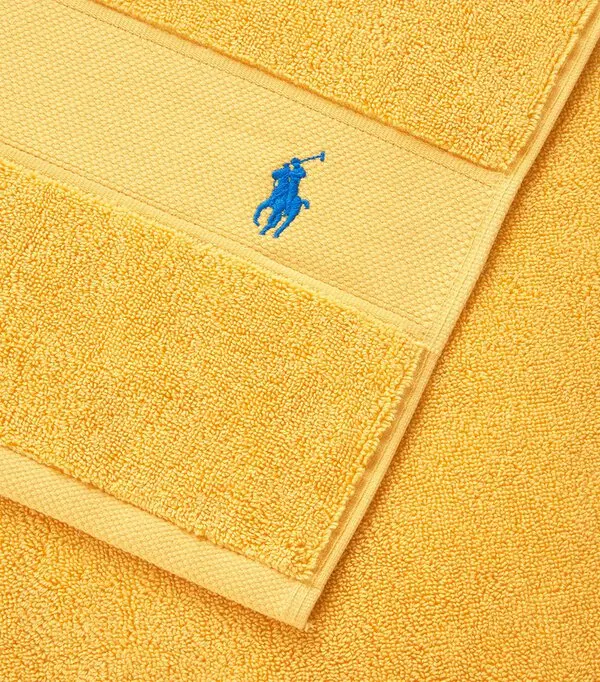 Ralph Lauren Polo Player Guest Towel - Yellow
