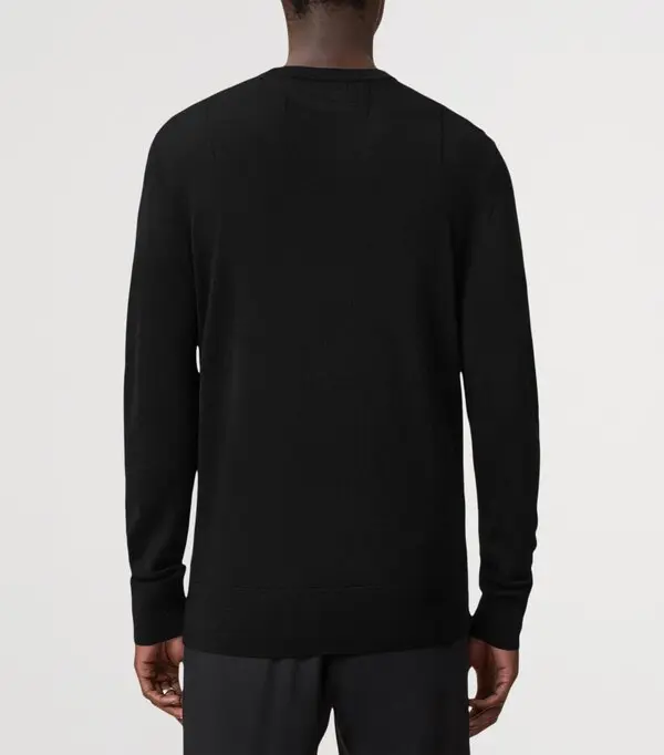 ALLSAINTS Merino Wool Mode Sweater - Black