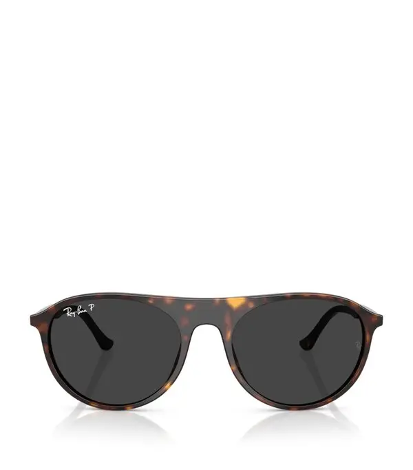 Ray-ban Rounded Square Sunglasses - Brown
