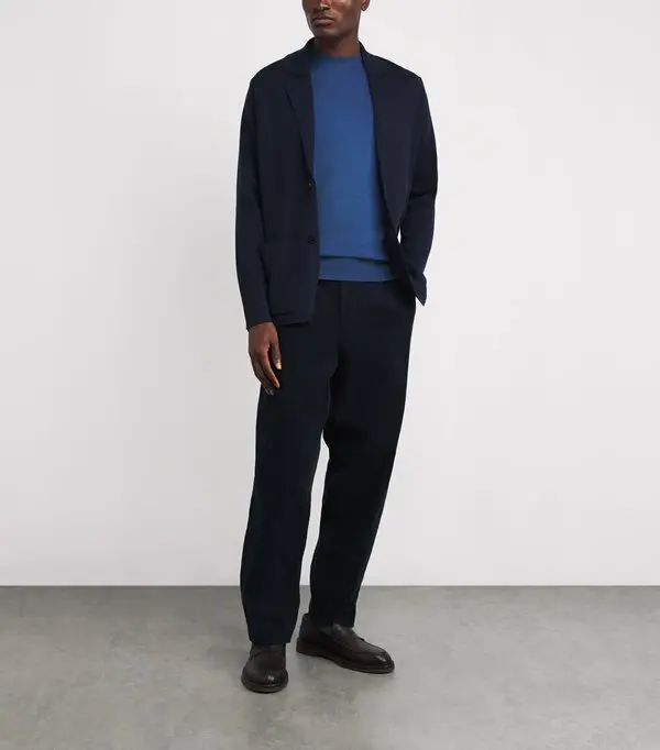 John Smedley Merino Wool Sweater - Blue