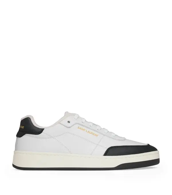 Saint Laurent Leather Sl/61 Low-top Sneakers - White