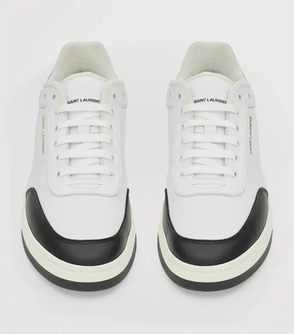 Saint Laurent Leather Sl/61 Low-top Sneakers - White