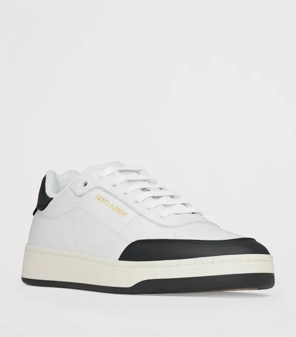 Saint Laurent Leather Sl/61 Low-top Sneakers - White