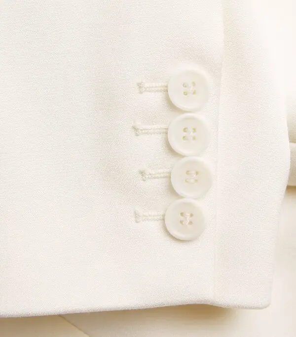JOSEPH Crepe Abbe Tailored Jacket - White