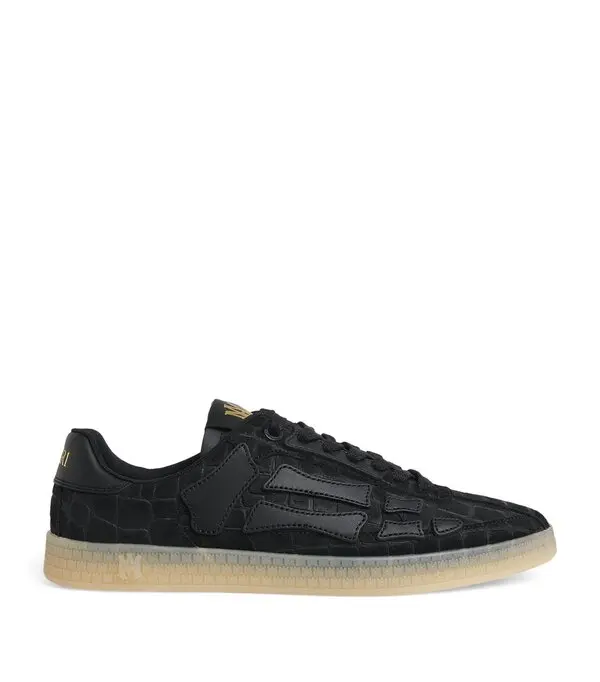 Amiri Pacific Bones Low-top Sneakers - Black