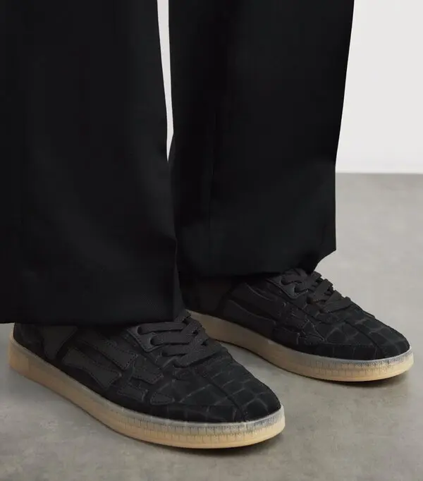 Amiri Pacific Bones Low-top Sneakers - Black