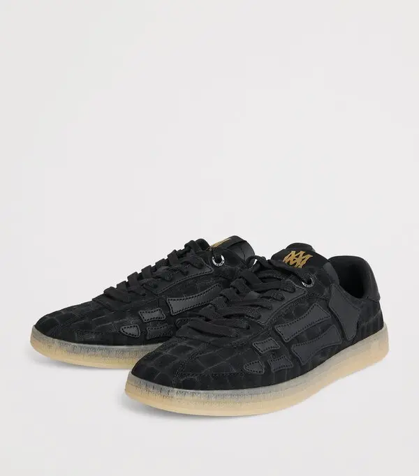 Amiri Pacific Bones Low-top Sneakers - Black