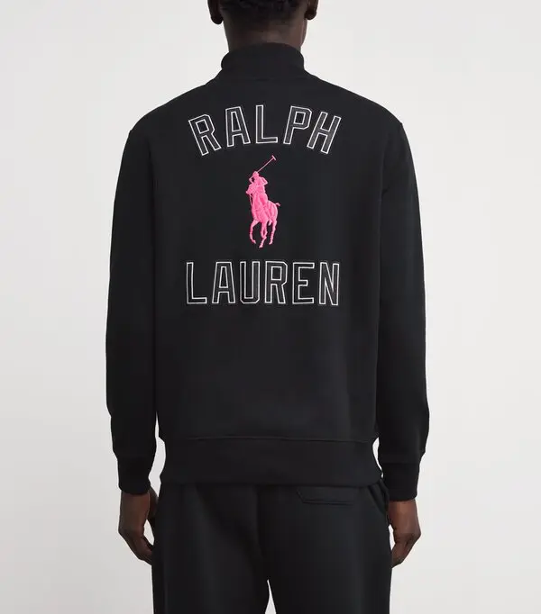 Polo Ralph Lauren Cotton Quarter-zip Sweatshirt - Black