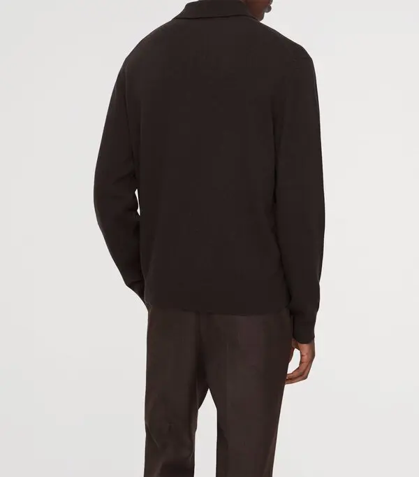 Burberry Cashmere Ekd Polo Shirt - Brown