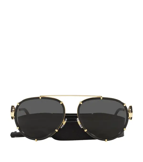 Versace Vintage Icon Pilot Sunglasses - Black