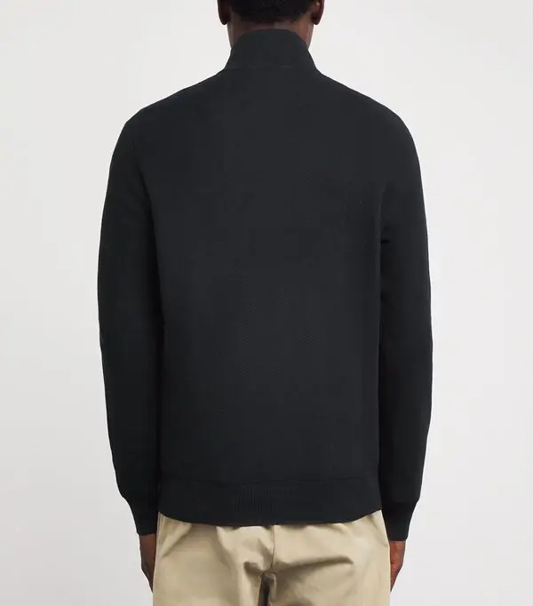 Polo Ralph Lauren Cotton Half-zip Sweater - Black