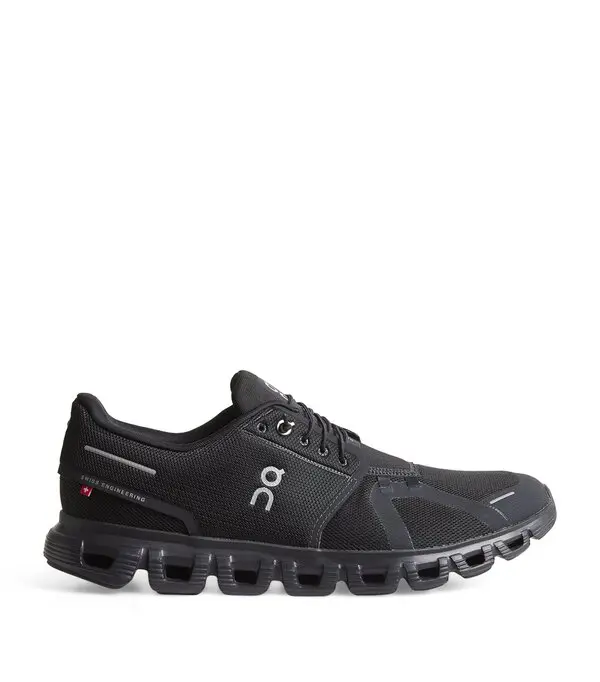 On Cloud 6 Lace-up Trainers - Black