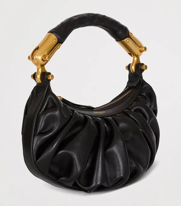 Balmain Ebene Mini Top-handle Bag