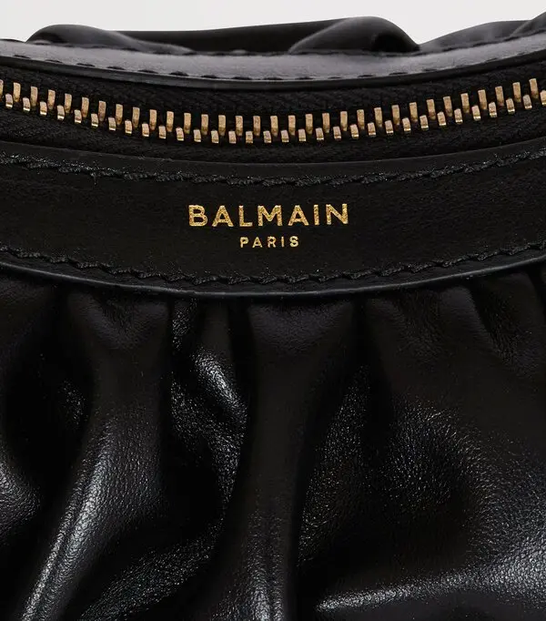 Balmain Ebene Mini Top-handle Bag