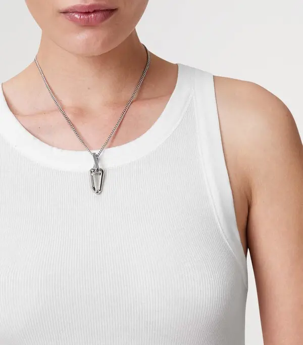 ALLSAINTS Rina Ribbed Tank Top - White