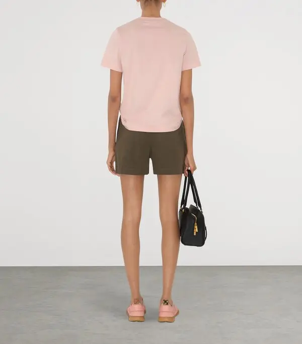 Burberry Equestrian Knight Design T-shirt - Pink