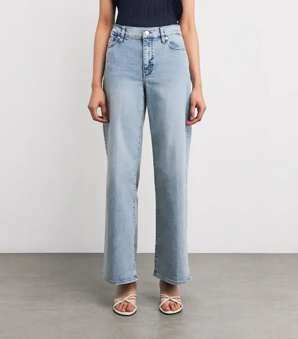 FRAME Le Slim Palazzo Wide-leg Jeans - Blue