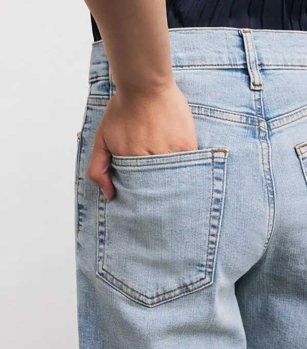 FRAME Le Slim Palazzo Wide-leg Jeans - Blue