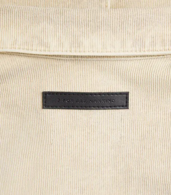 7 For All Mankind Cotton-blend Corduroy Shirt