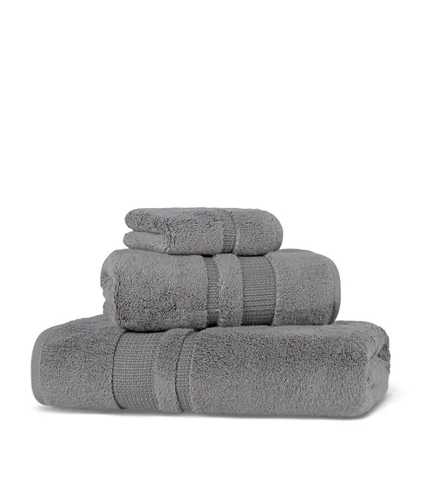 HAMAM Cotton Pera Hand Towel - Grey