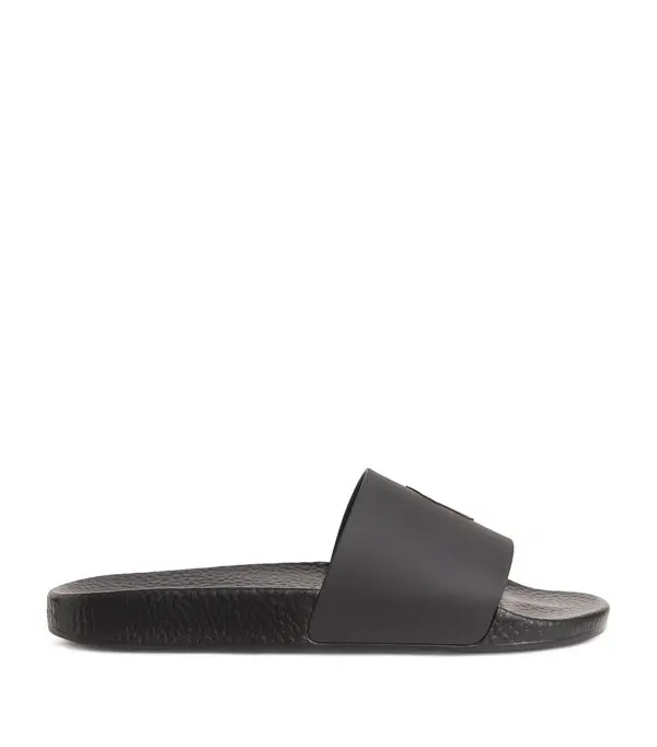 Polo Ralph Lauren Polo Pony Slides - Black