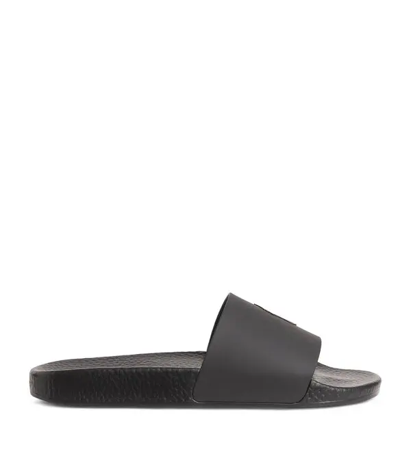 Polo Ralph Lauren Polo Pony Slides - Black