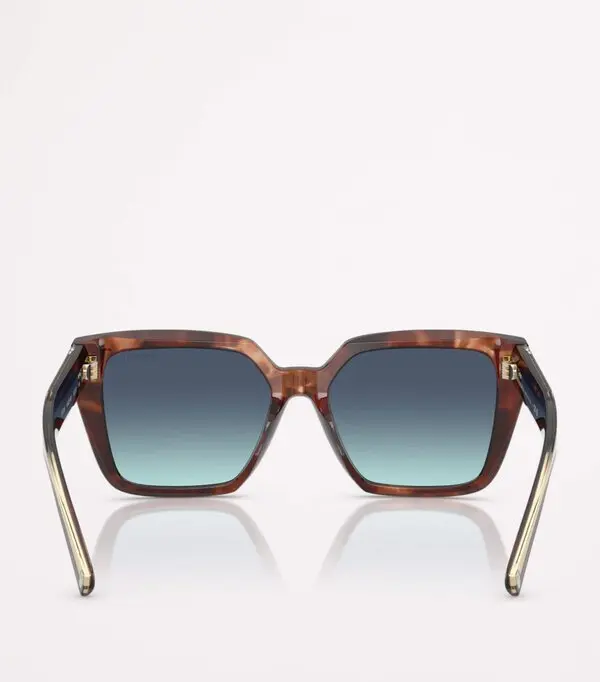 Tiffany & Co. Acetate Square Sunglasses - Brown