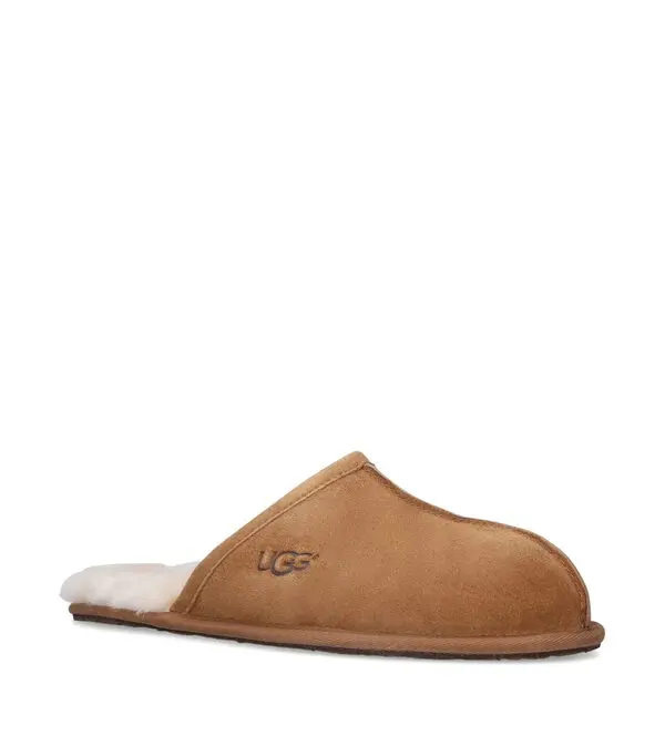 UGG Suede Scuff Slippers - Brown