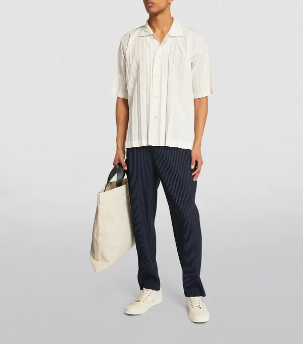 Issey Miyake Pleated Straight Trousers