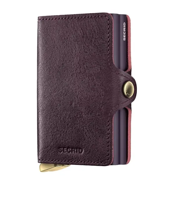 SECRID Basco Leather Twinwallet - Red
