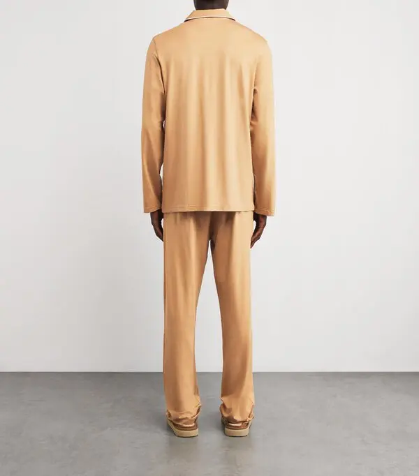 Derek Rose Micromodal Long Basel Pyjama Set