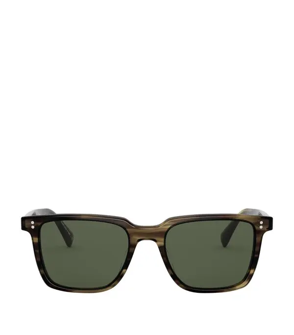 Oliver Spencer Lachman Square Sunglasses - Brown