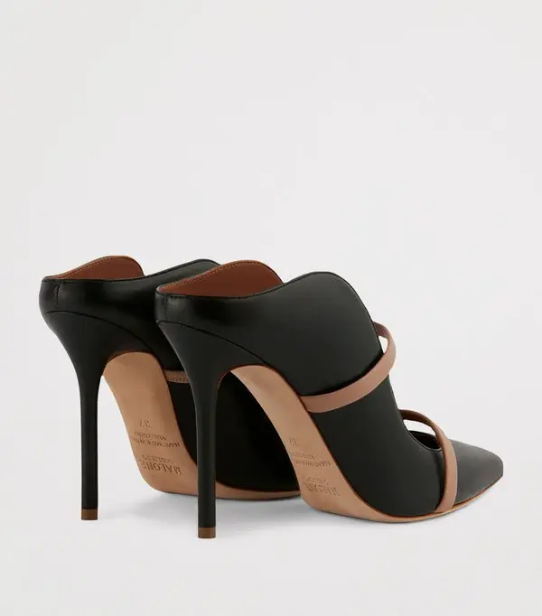 MALONE SOULIERS Leather Maureen Mules - Black