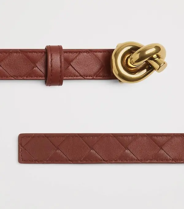 Bottega Veneta Leather Knot Belt